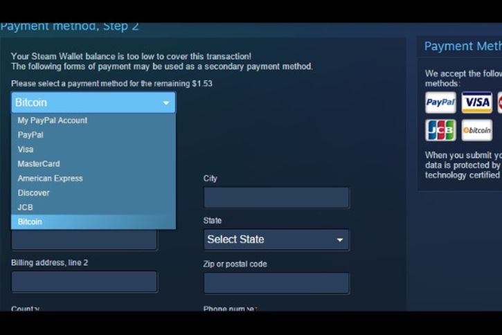 Steam Bitcoin Payments Are Live | Coin Journal
